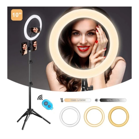 Other | New In Box 1 Ring Light With Tripod And Remote | Poshmark